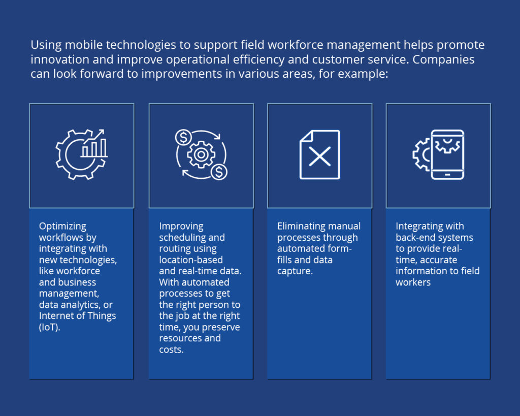 Improving Field Operations using Mobile Work Order Management